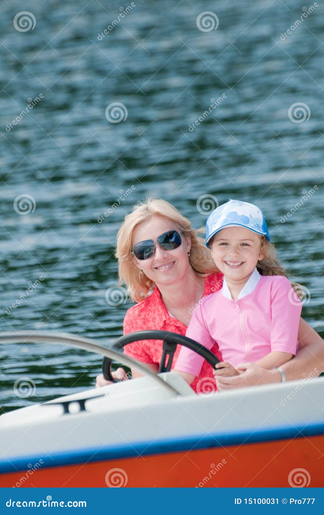 Sun, sea and fun stock image. Image of girl, river, action - 15100031