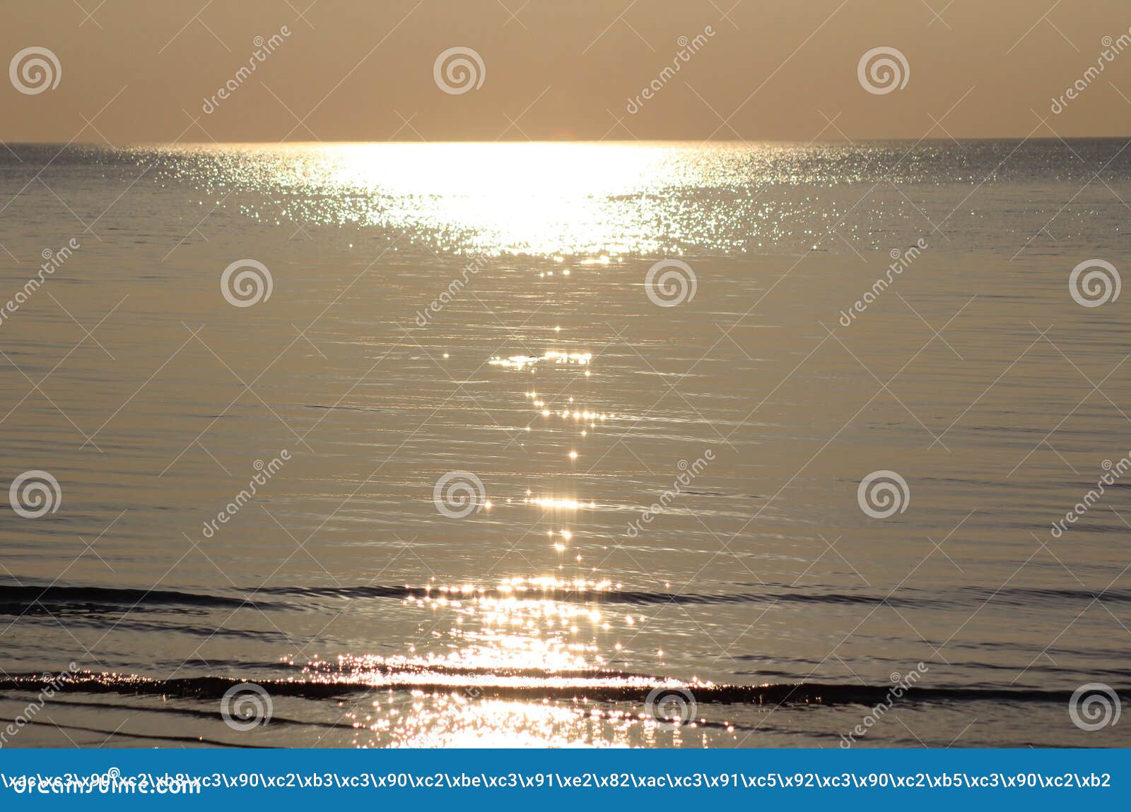 Sun in sea one stock image. Image of scenic, sunset - 223931259