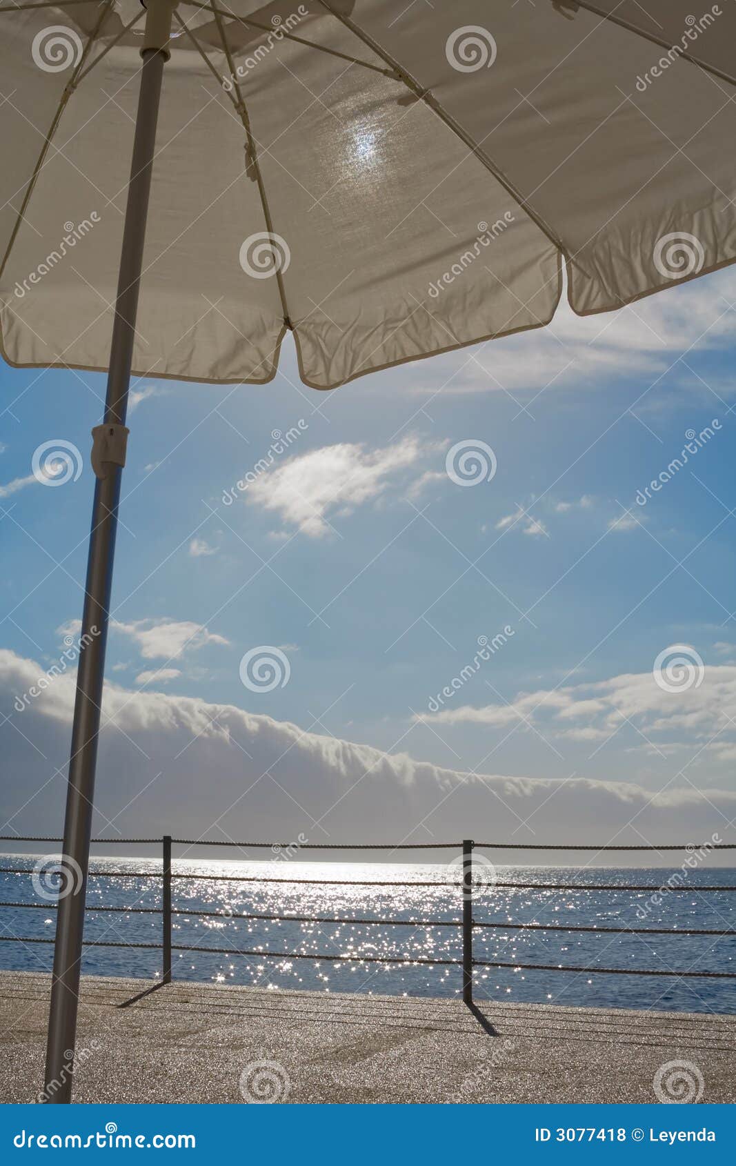 Sun, sea and umbrella stock photo. Image of paradise, happiness - 3077418