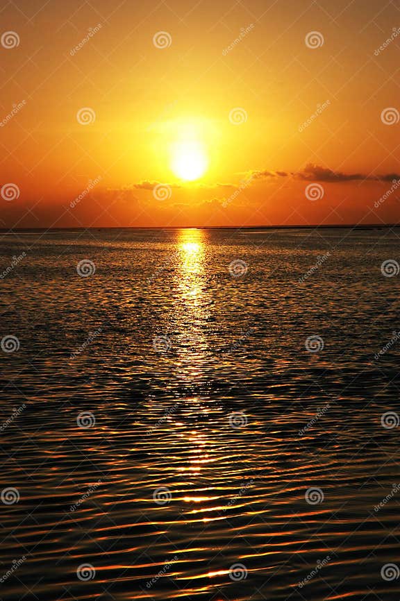Sun set #3 stock photo. Image of orange, white, colors - 3759426