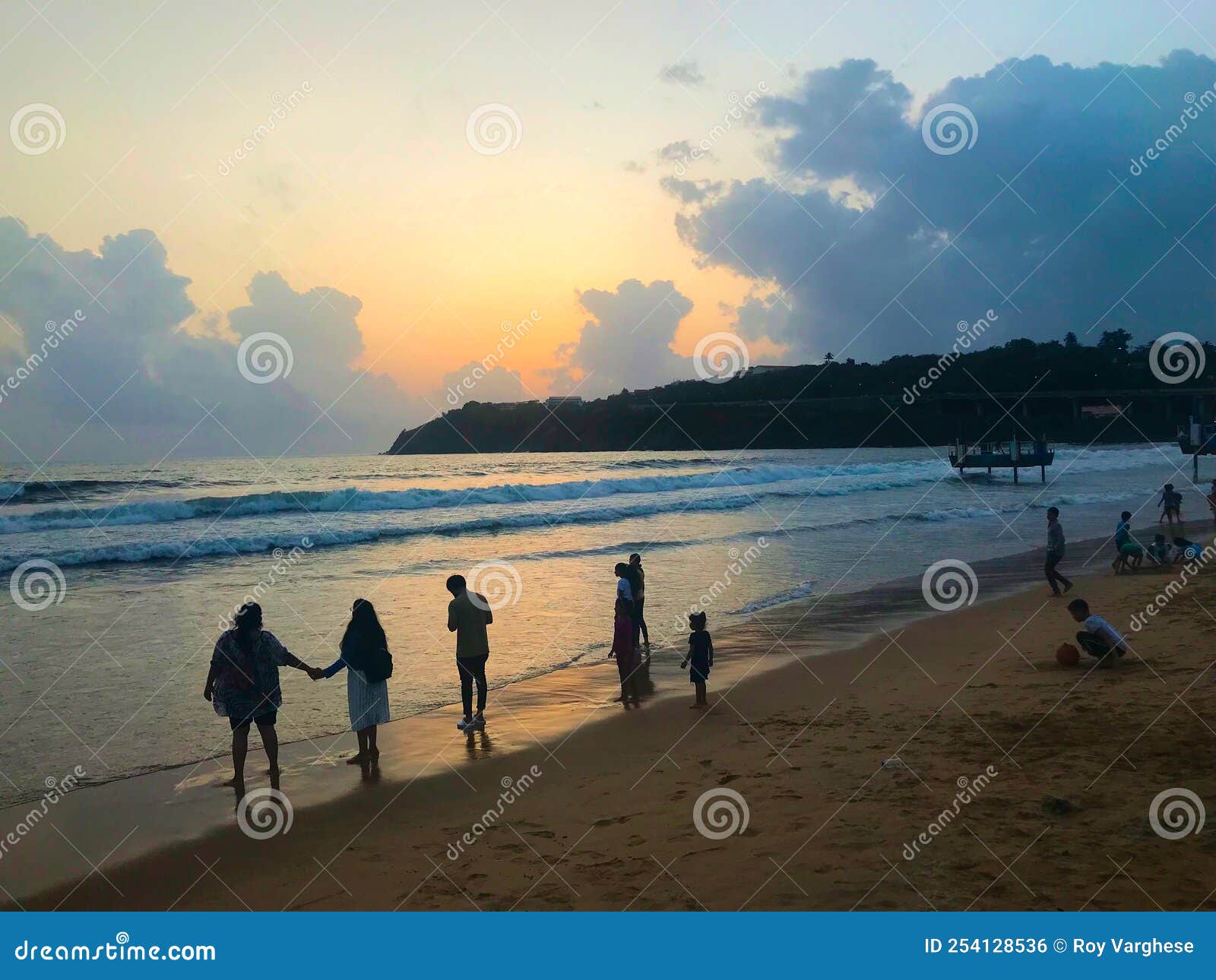 Sun set in Goa beach editorial photo. Image of sunlight - 254128536
