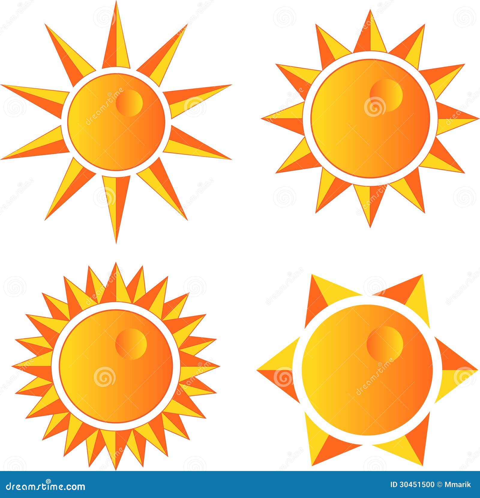 Sun set with sharp rays stock vector. Illustration of element - 30451500