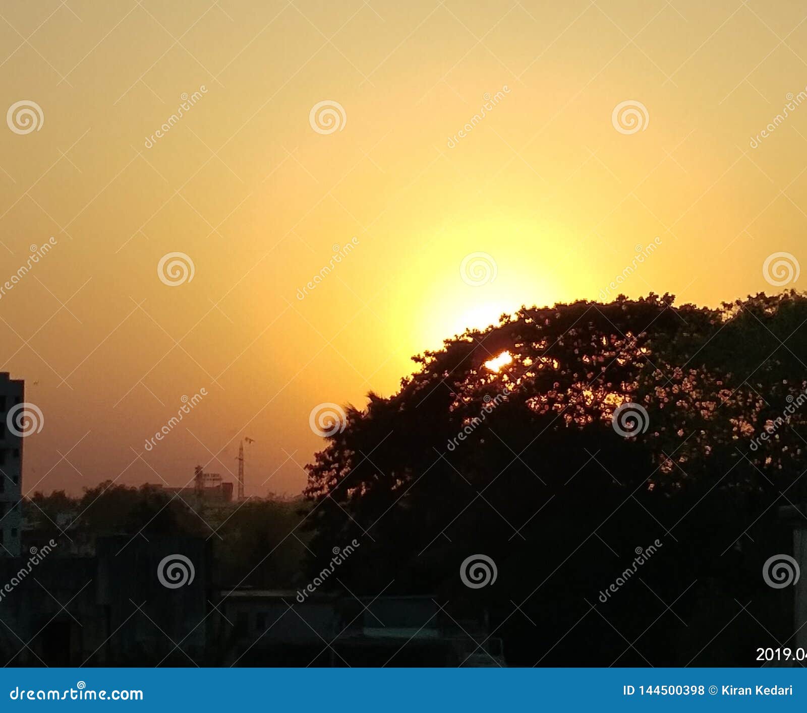 Sun set stock photo. Image of beautiful, saffron, colour - 144500398
