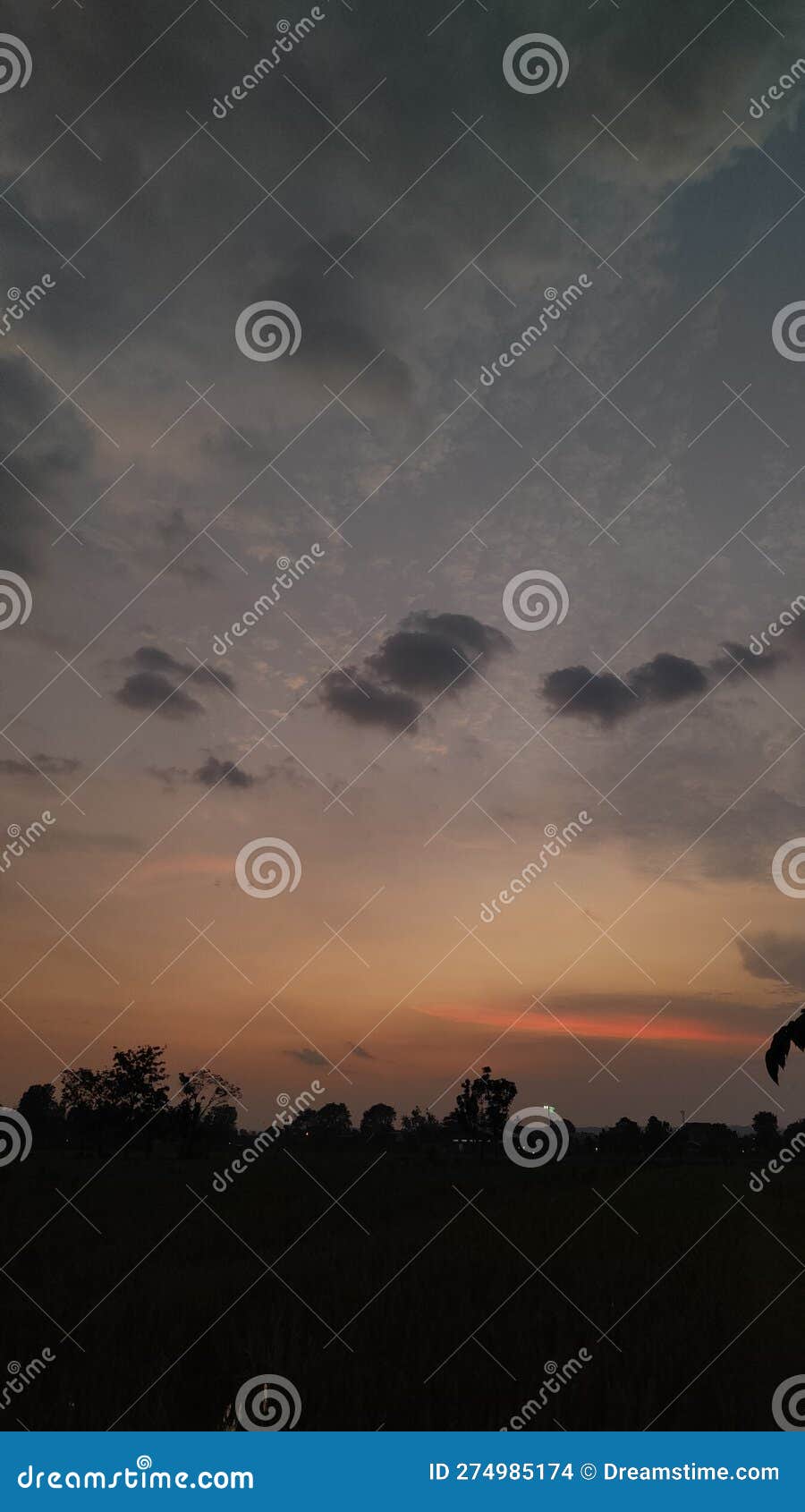 The Sun Sets in the Afternoon Stock Photo - Image of afternoon ...