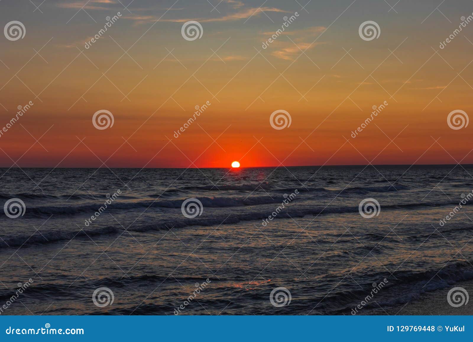 The Sun Sets Over the Horizon Stock Photo - Image of outdoor, sand ...