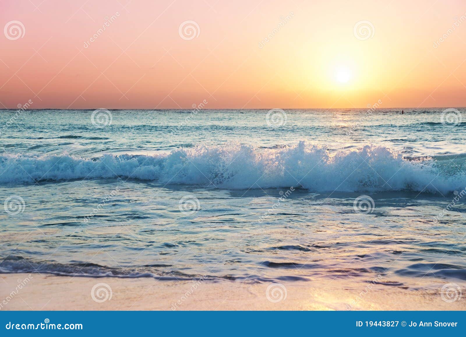 Sun Sets on Seven Mile Beach Stock Image - Image of sunset, ocean: 19443827