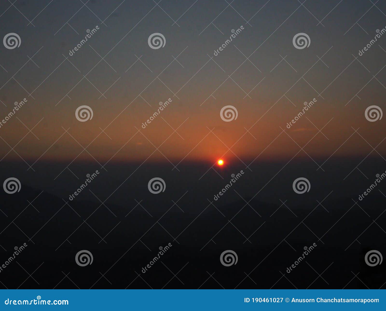 Sun Setting Down in the Evening Times. Stock Image - Image of dawn ...