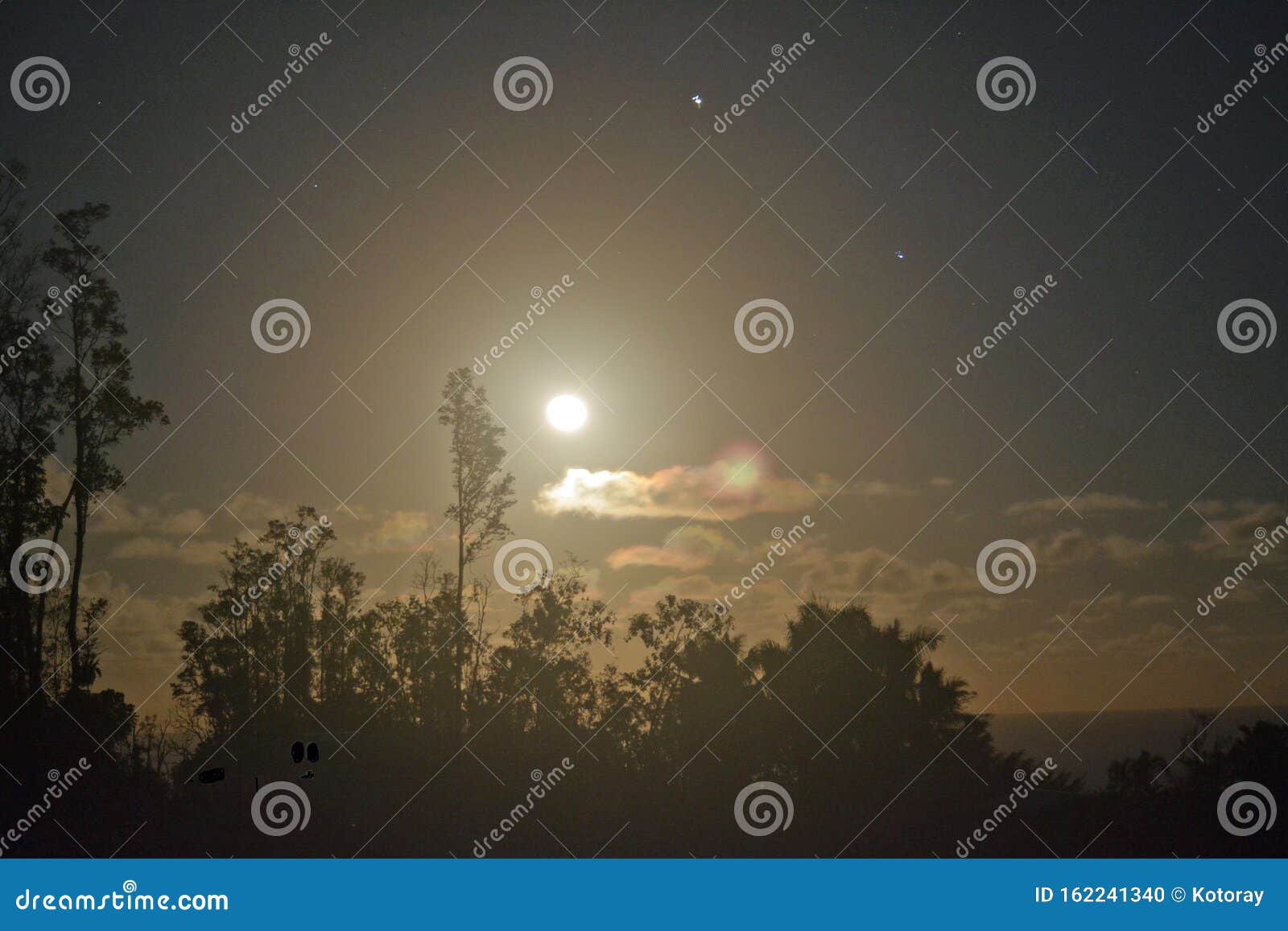Sun Setting on the Full Moon Stock Photo - Image of moon, nature: 162241340