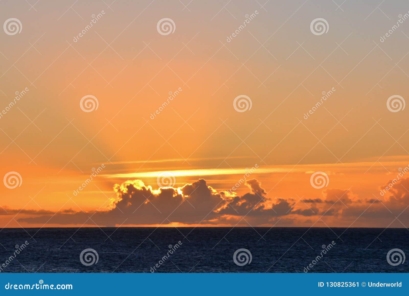 The Sun Setting in the Sea stock image. Image of west - 130825361