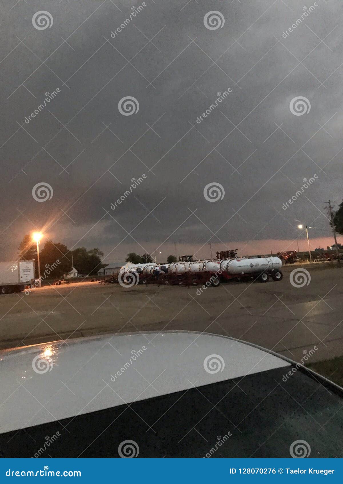 Stormy sunset stock photo. Image of sunset, stormy, shining - 128070276