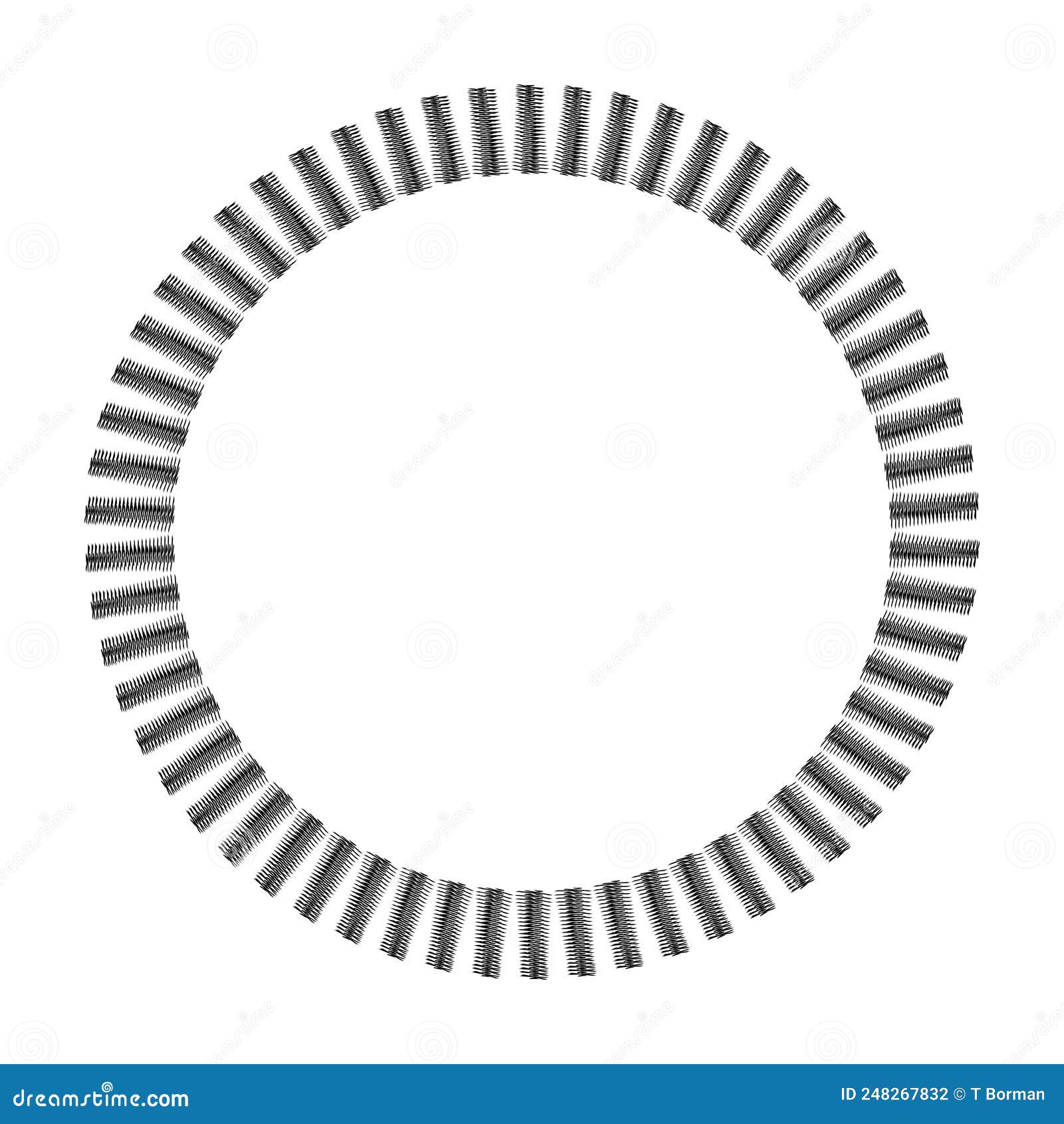 Sun Shaped Round Frame with Rays Isolated Vector Drawing Stock Vector ...