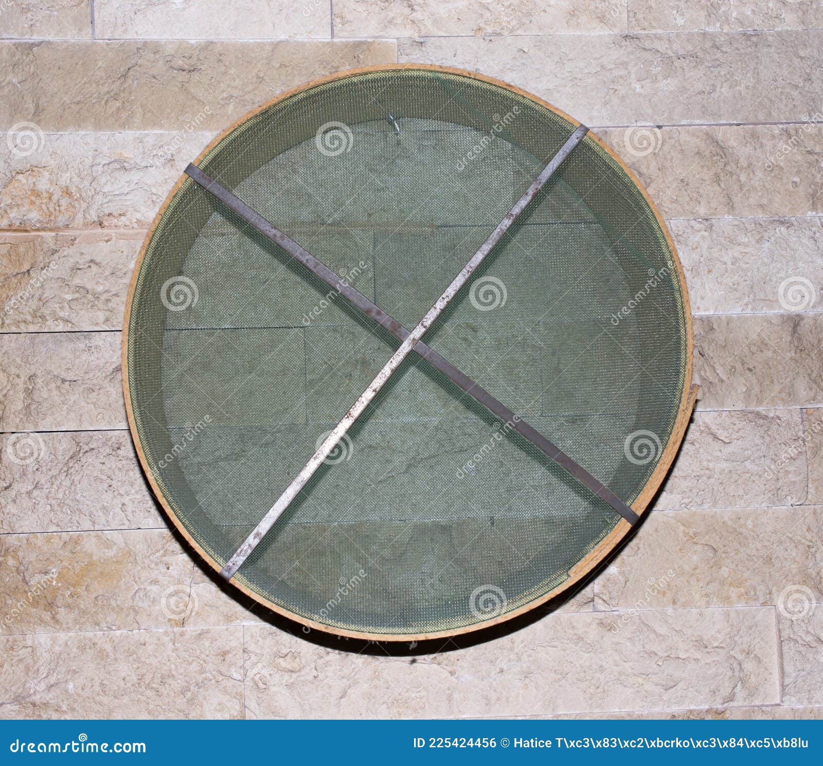 Sun-shaped Texture Pattern Created with Tiles. Stock Photo - Image of ...