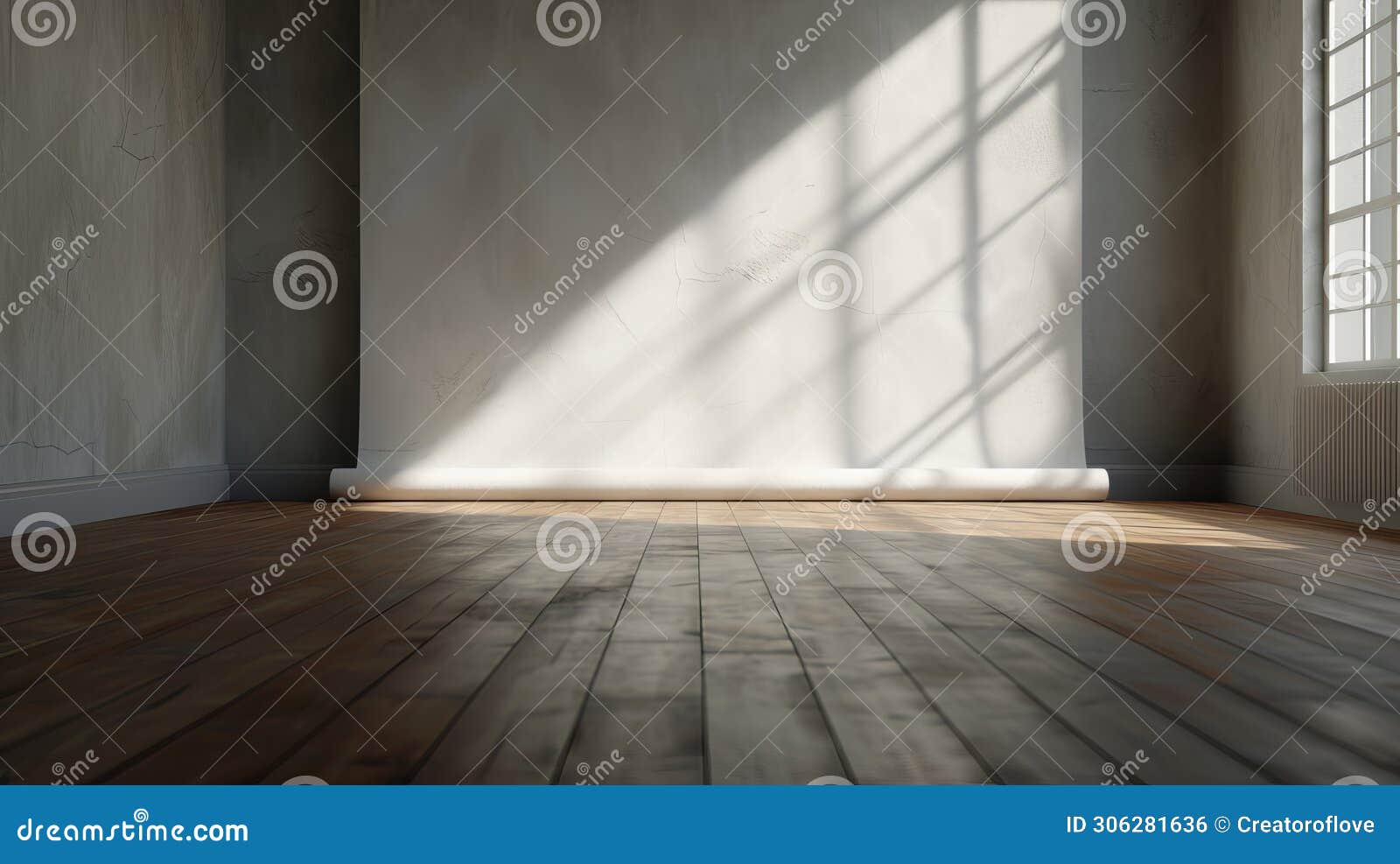 Sun Shine Enters into an Empty Room Stock Illustration - Illustration ... Sun Shine Enters into an Empty Room Stock Illustration - Illustration ...