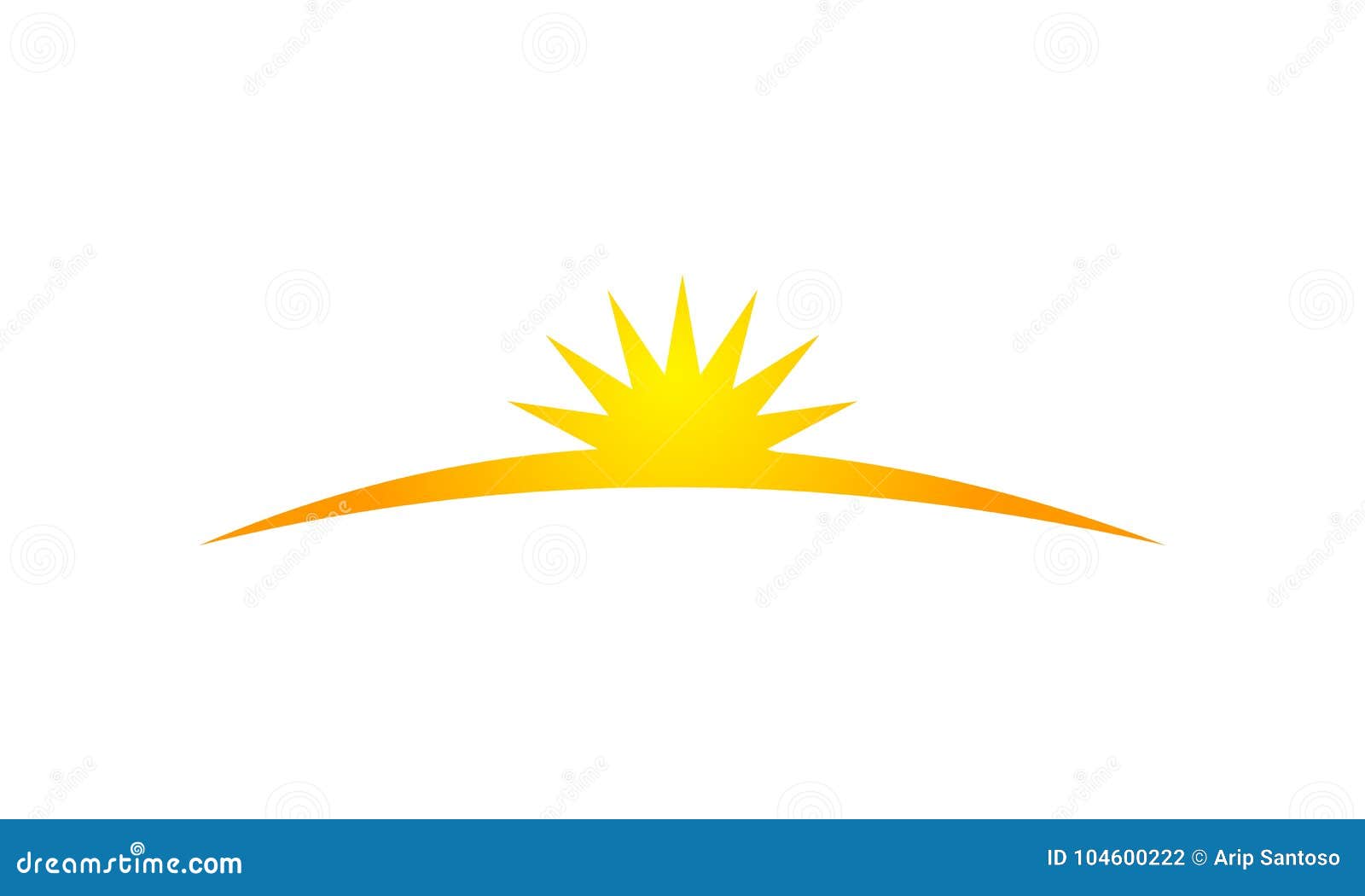 Sun Shine Template stock vector. Illustration of abstract - 104600222