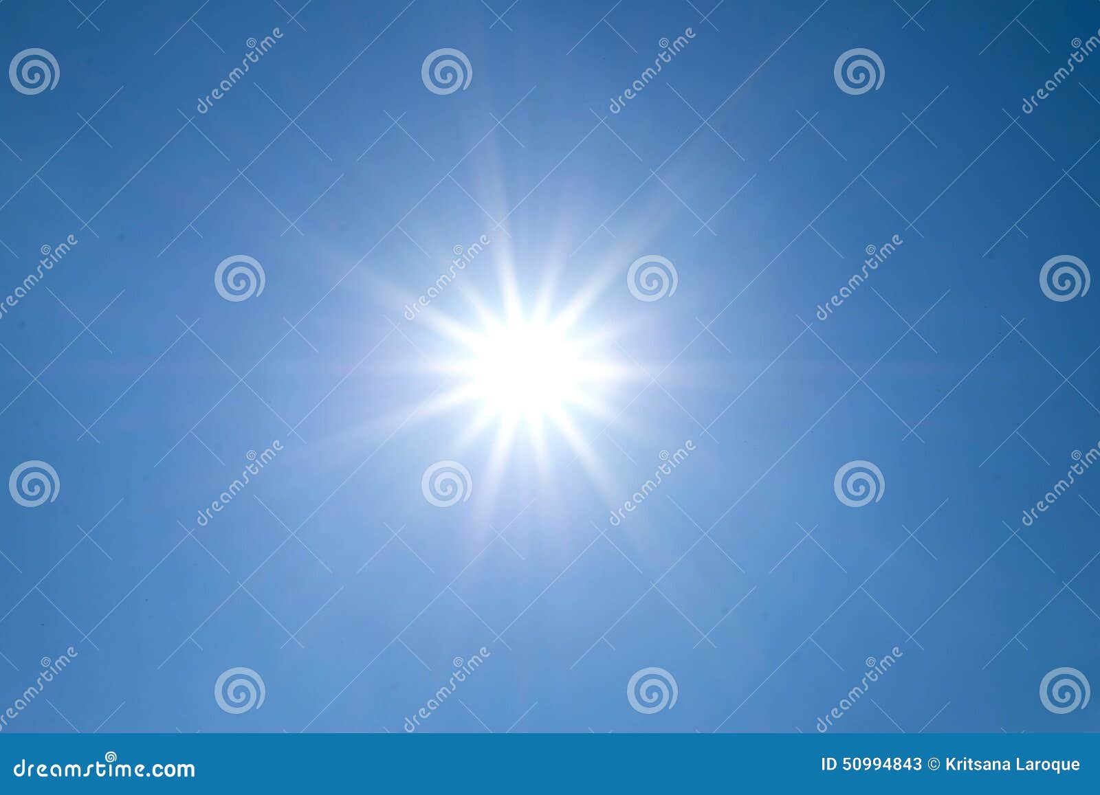 Sun Shines Bright in the Daytime in Summer Stock Image - Image of ...