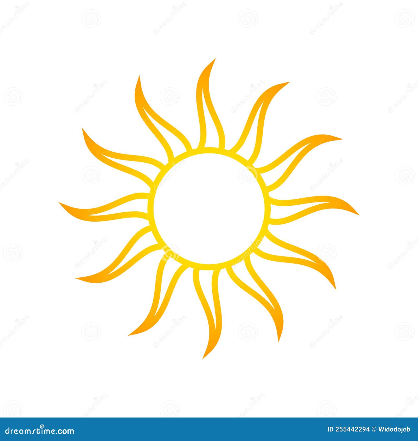 The Sun Shines Bright Design Vector Illustration Stock Vector ...