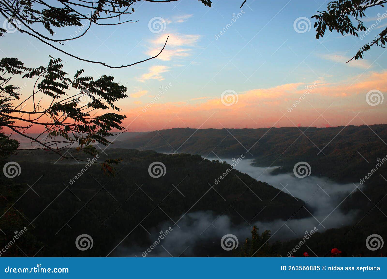 The Sun Shines this Country in the Morning Stock Image - Image of ...