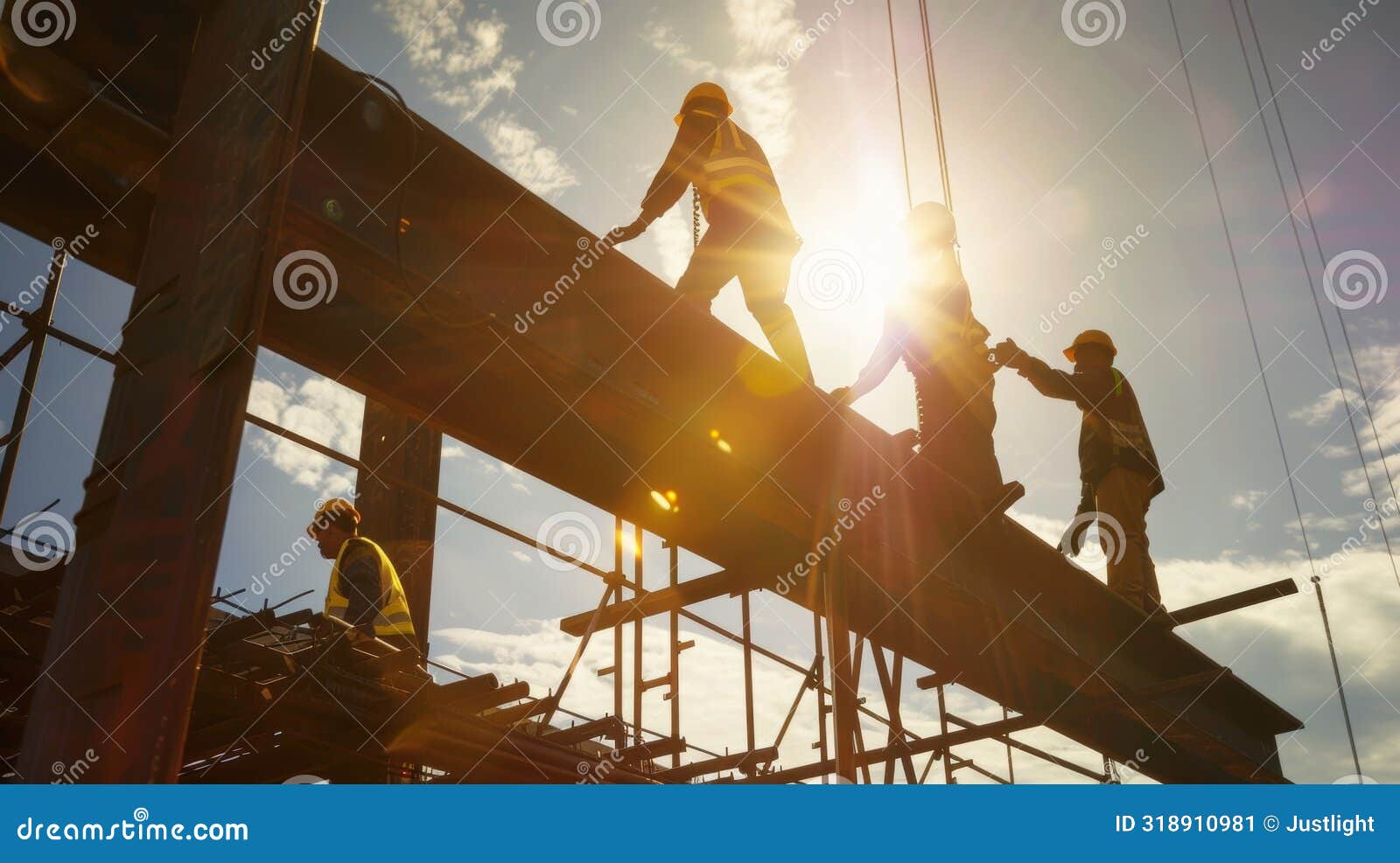 Guide Beam For Road Users With Special Needs Stock Image ...