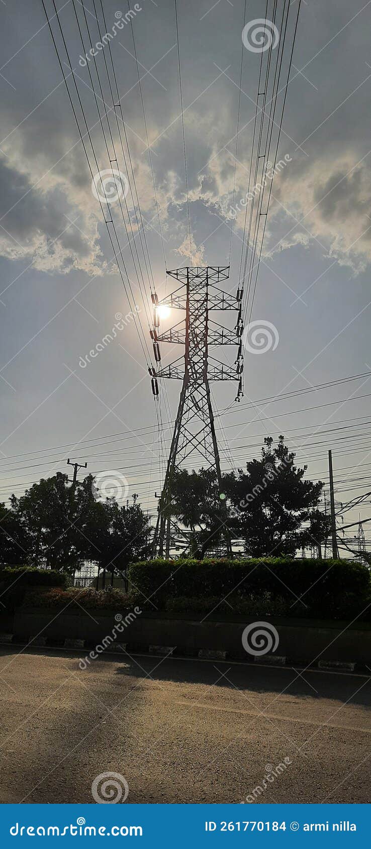 The Sun Shines on the Eastern Horizon Stock Photo - Image of light ...