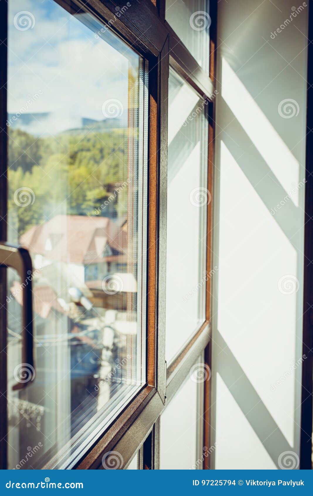 Sun Shines through the Window in the Morning. Background of Fore Stock ...