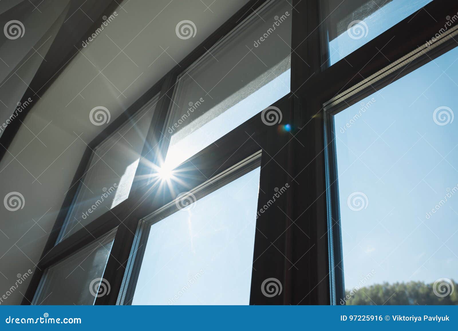 Sun Shines through the Window in the Morning Stock Photo - Image of ...