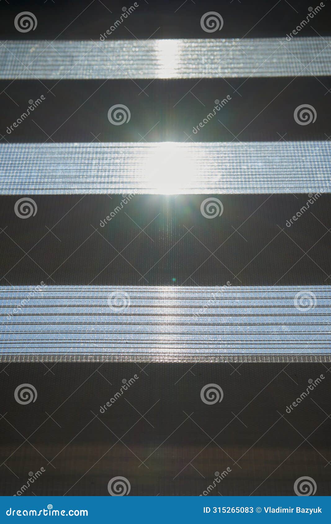 Sun Shining through the Blinds, Window with Blinds and Rays of the Sun ...