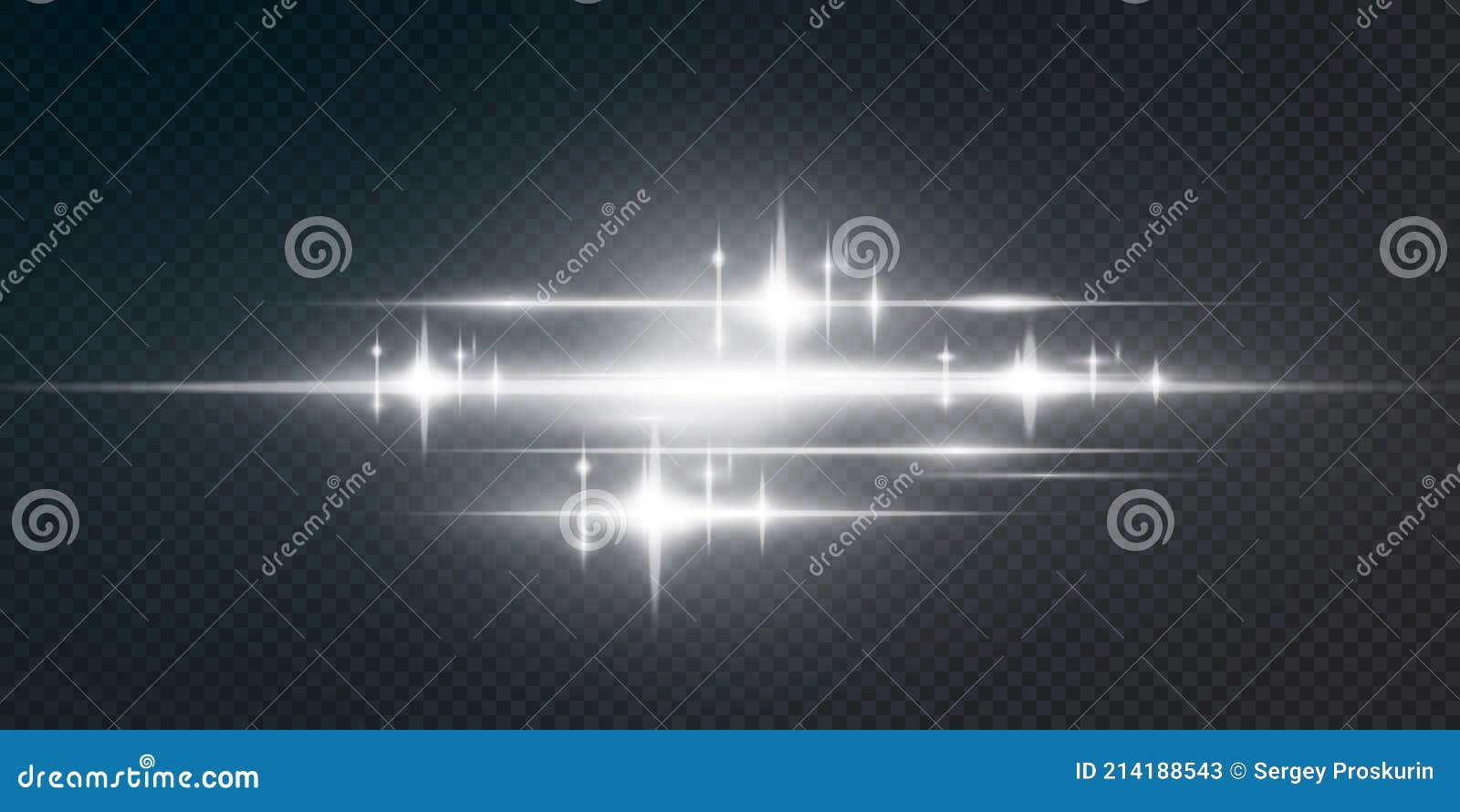 The Sun is Shining Bright Light Rays with Realistic Glare Stock Vector ...