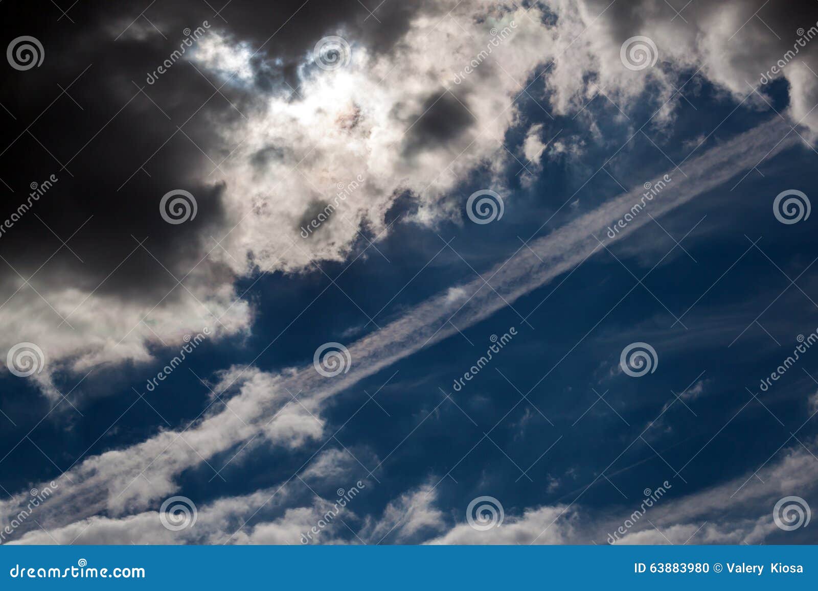 Sun Shining through the Storm Clouds Stock Photo - Image of storm ...