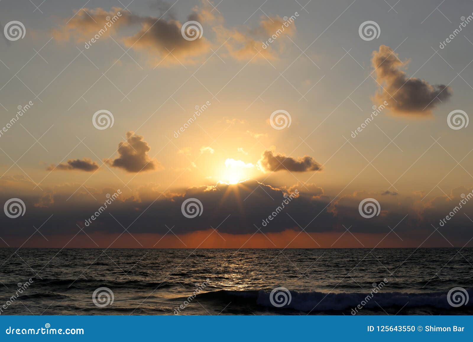 The Sun Sets Over the Horizon Stock Photo - Image of season, nature ...