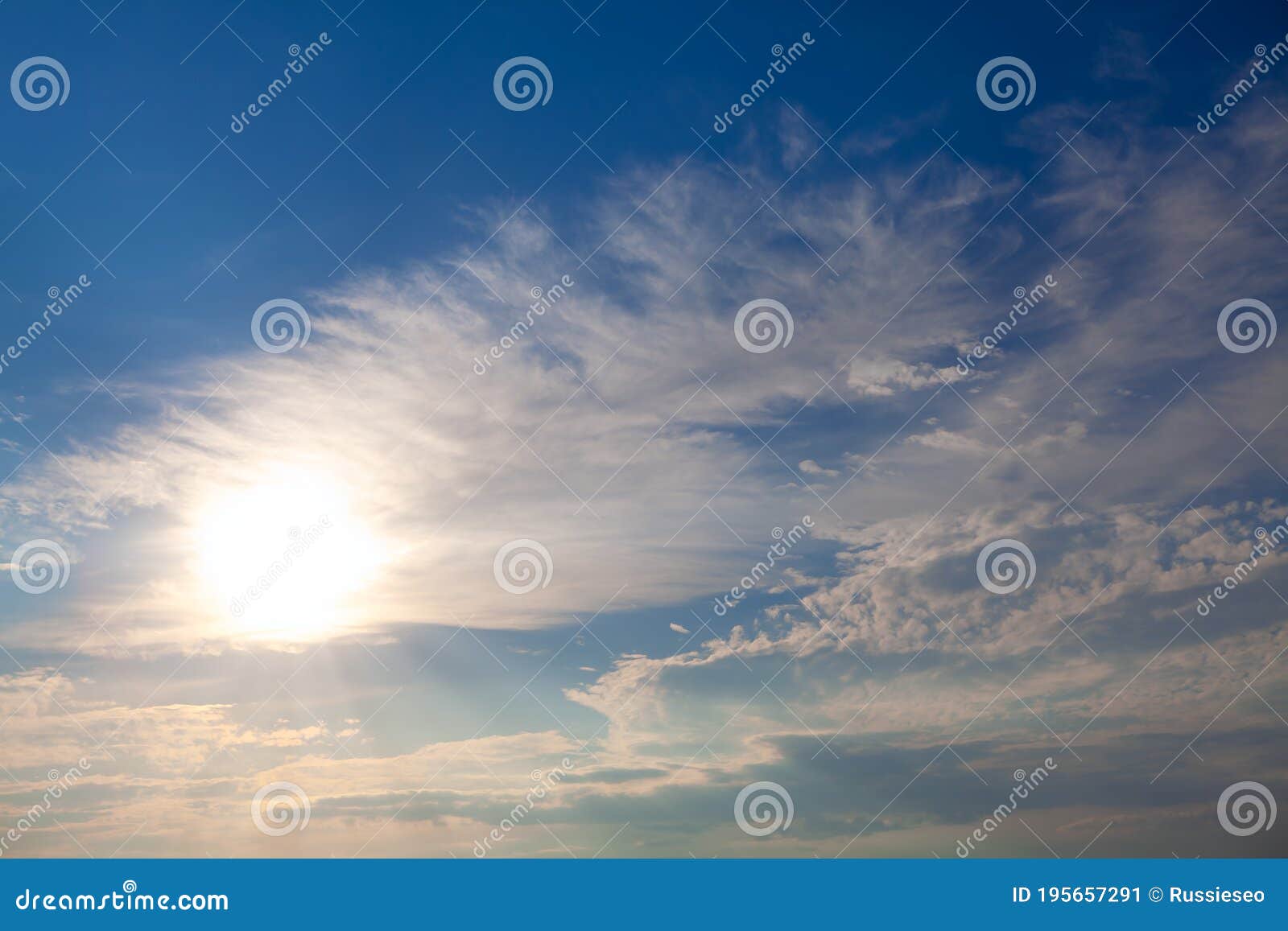 Sun in the daytime stock image. Image of landscape, glowing - 195657291