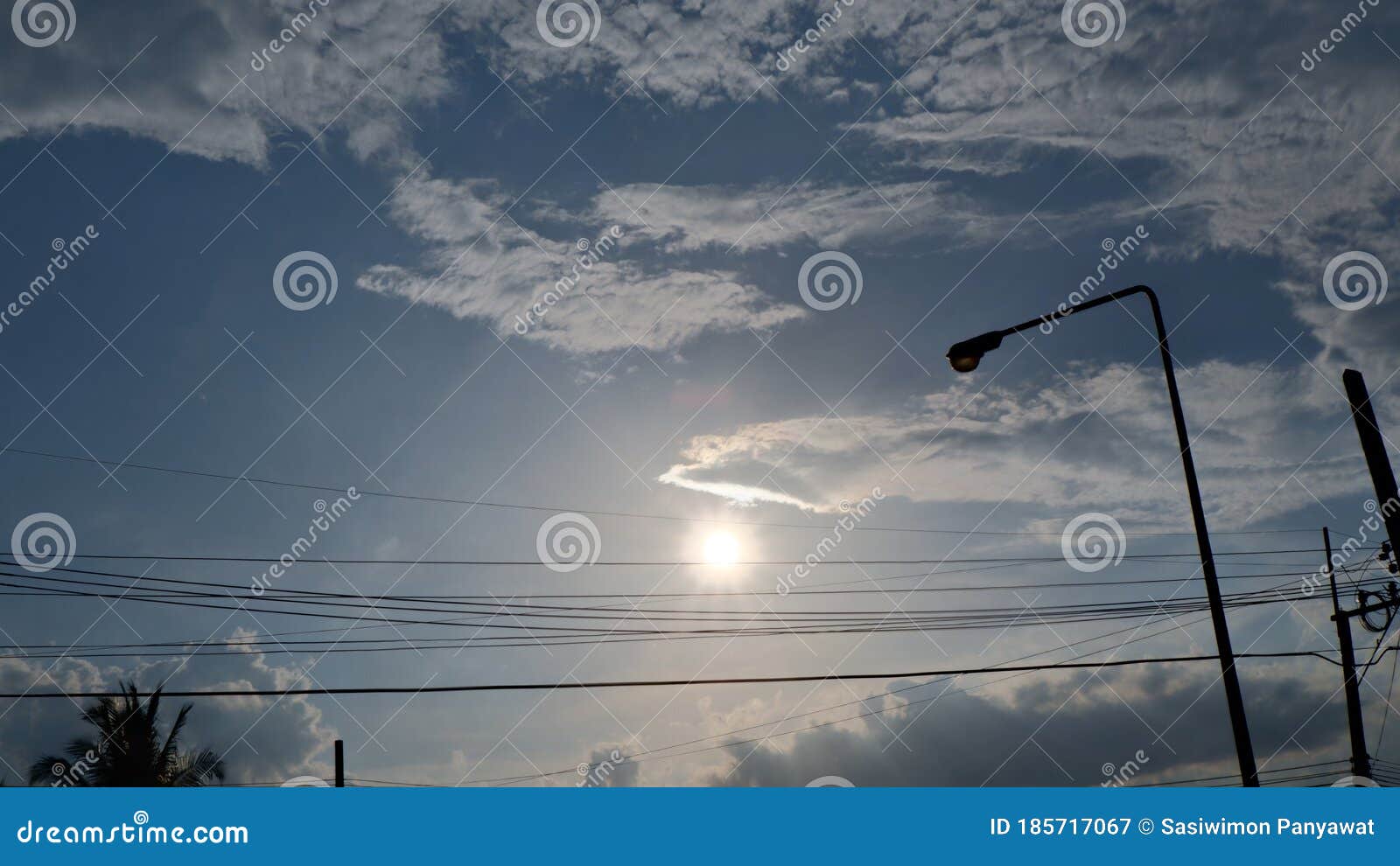 Sun stock image. Image of nature, noon, blue - 185717067