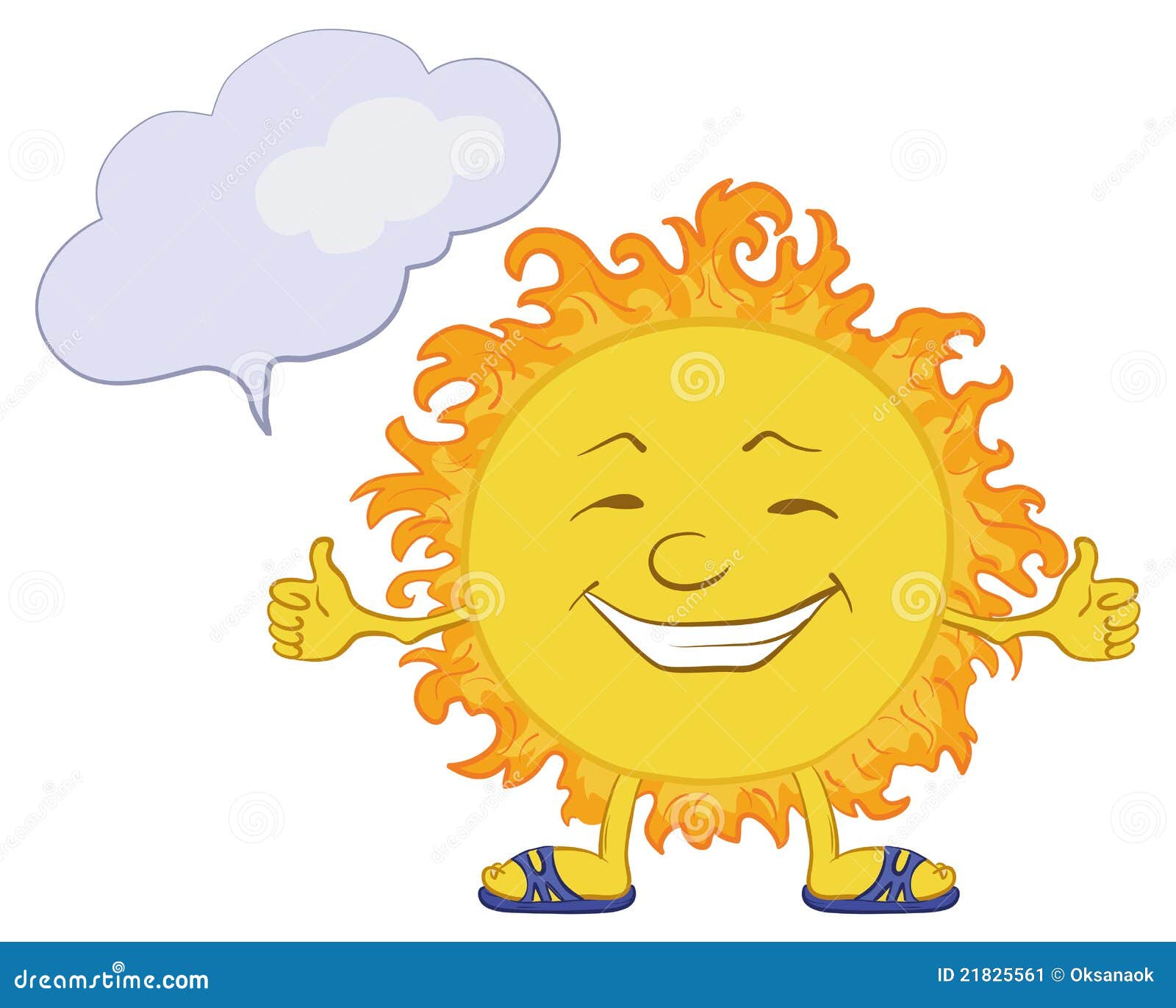 Sun smiley stock vector. Illustration of forecast, icon - 21825561