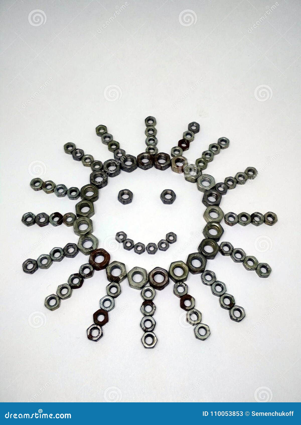 Sun stock image. Image of metalware, eyes, design, smiley - 110053853