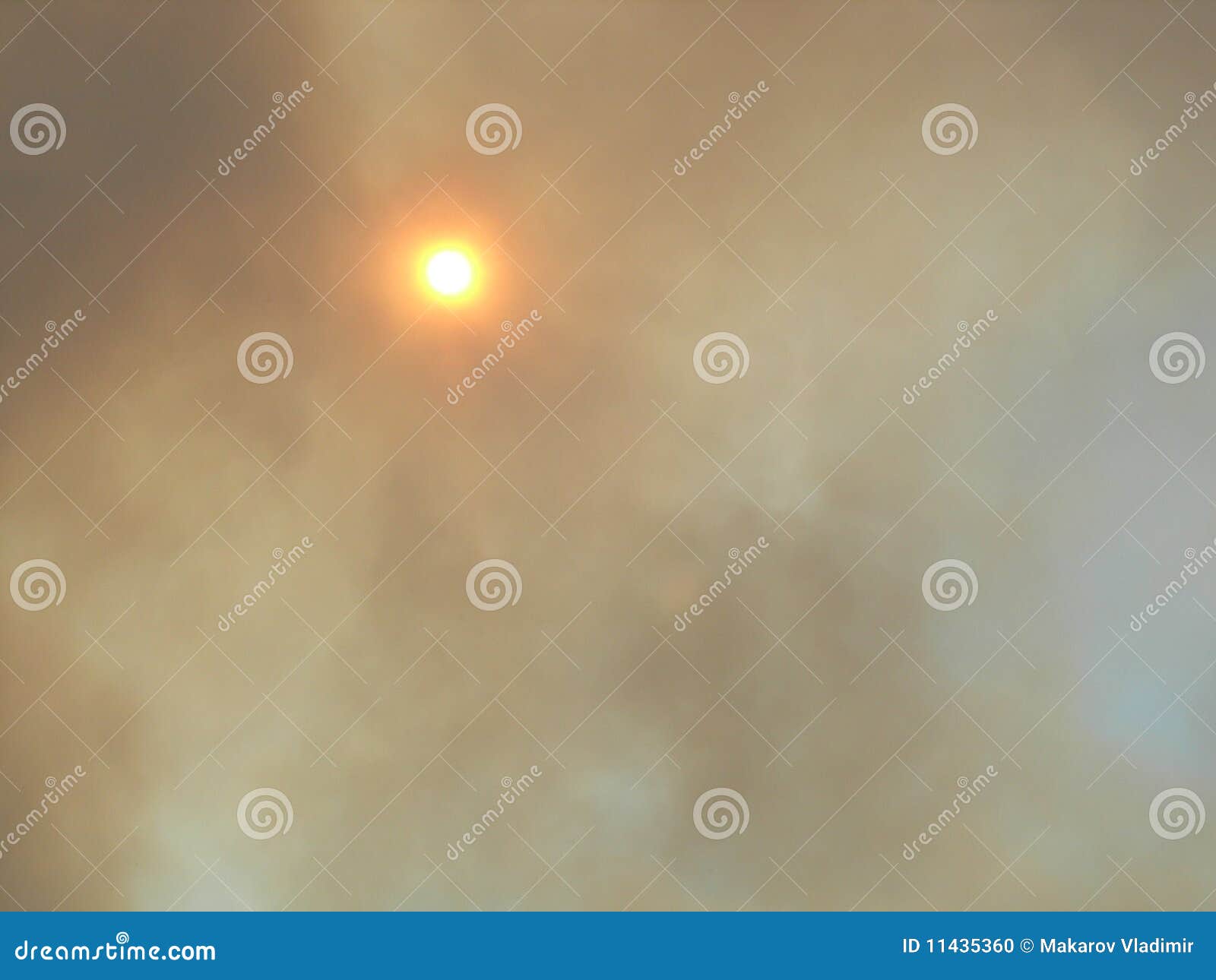 Sun through the smoke stock photo. Image of burn, rays - 11435360