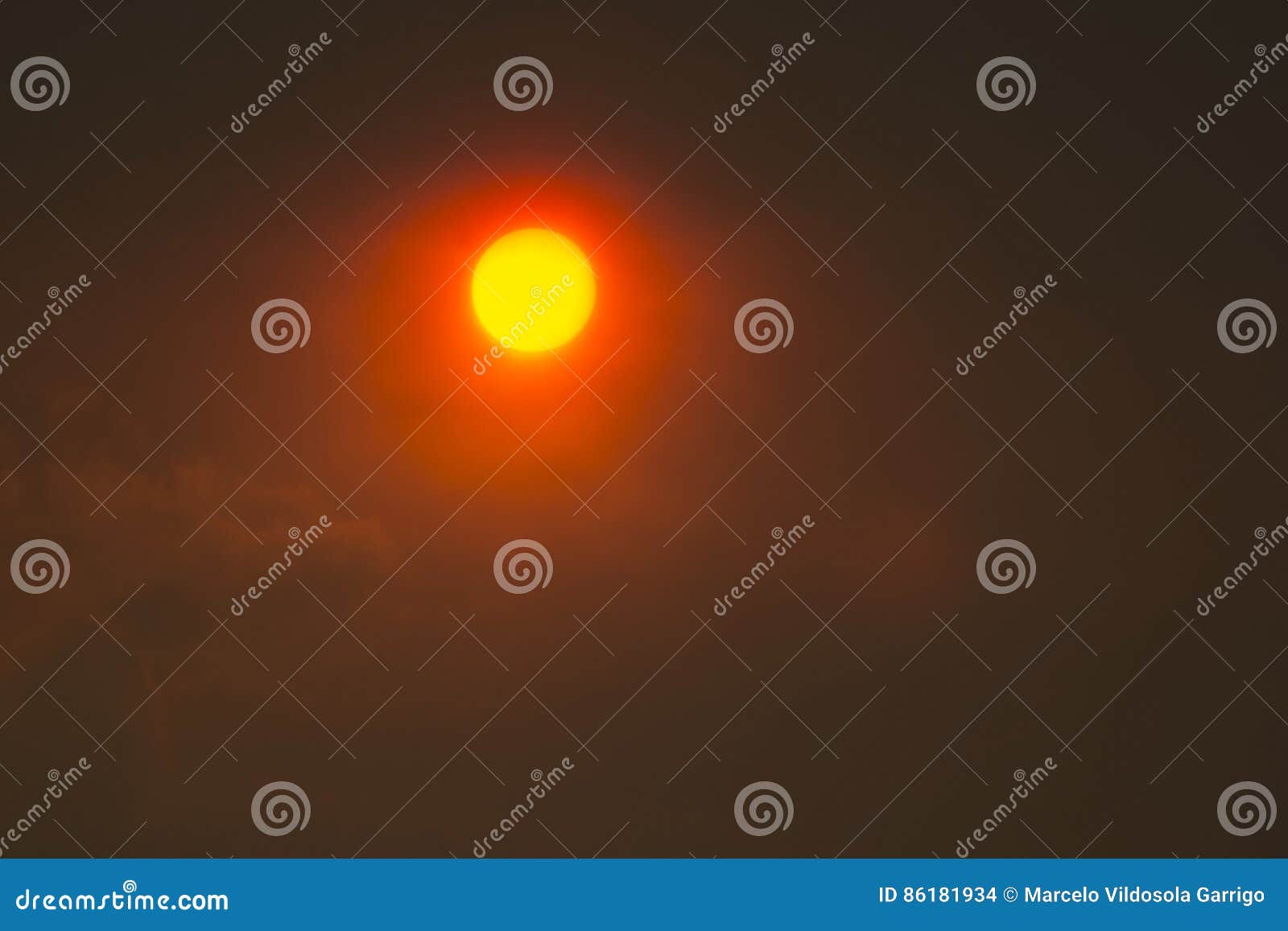 Sun and smoke stock photo. Image of smoke, danger, suffocating - 86181934