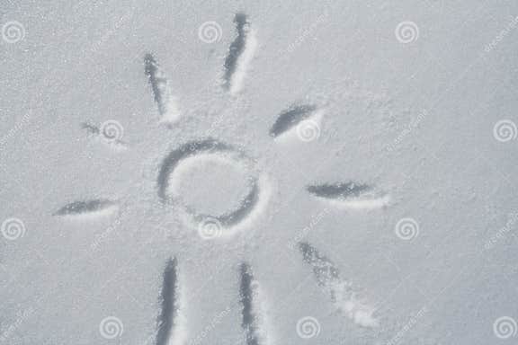 Sun and snow stock image. Image of december, fresh, texture - 3990531