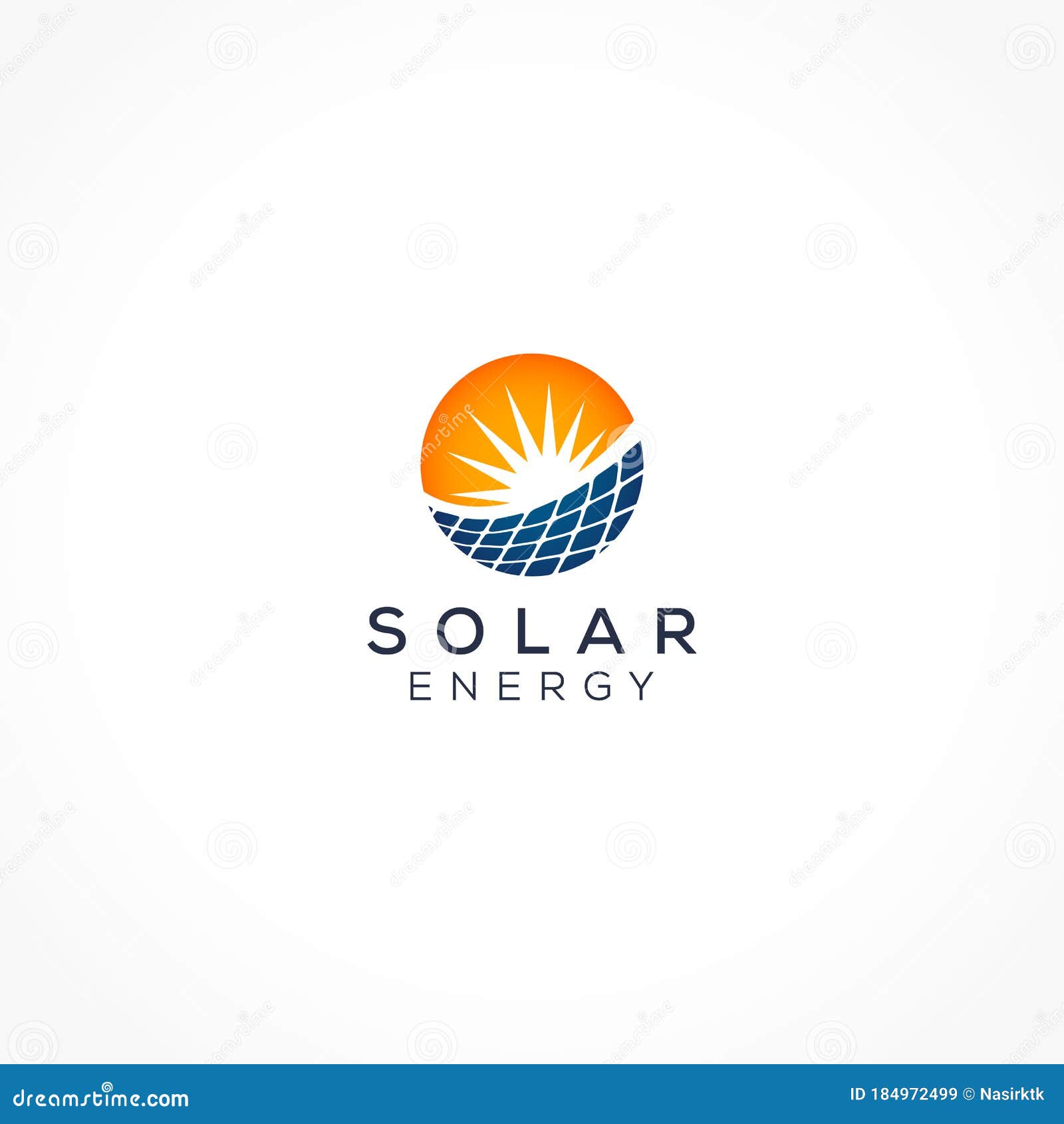 Sun Solar Energy Power Logo Stock Vector - Illustration of abstract ...