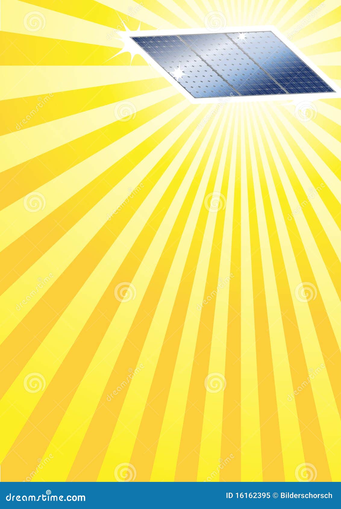 Sun and Solar Panel Template Stock Vector - Illustration of innovation ...