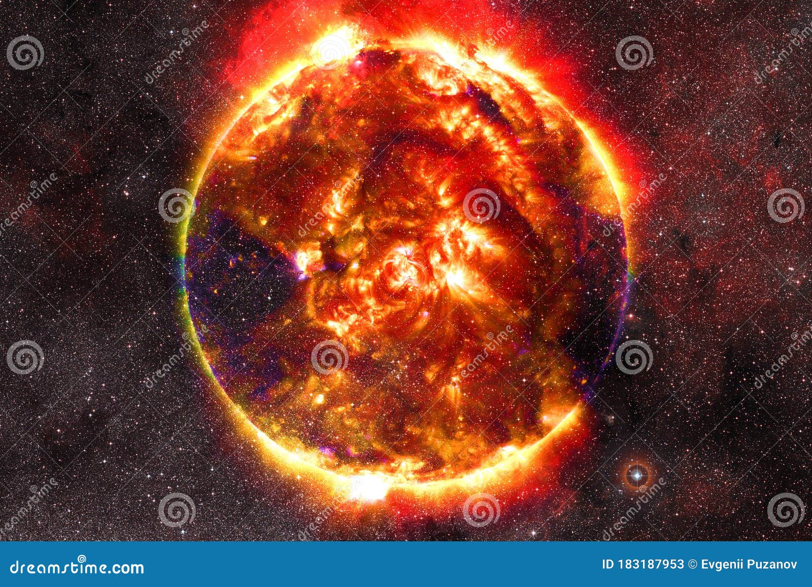 Sun. Solar System. Elements of this Image Furnished by NASA Stock Image ...