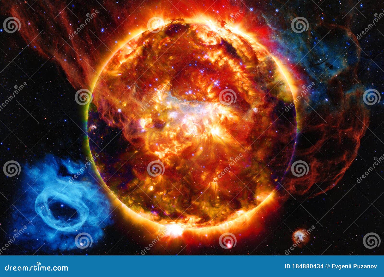 Sun. Solar System. Elements of this Image Furnished by NASA Stock Photo ...