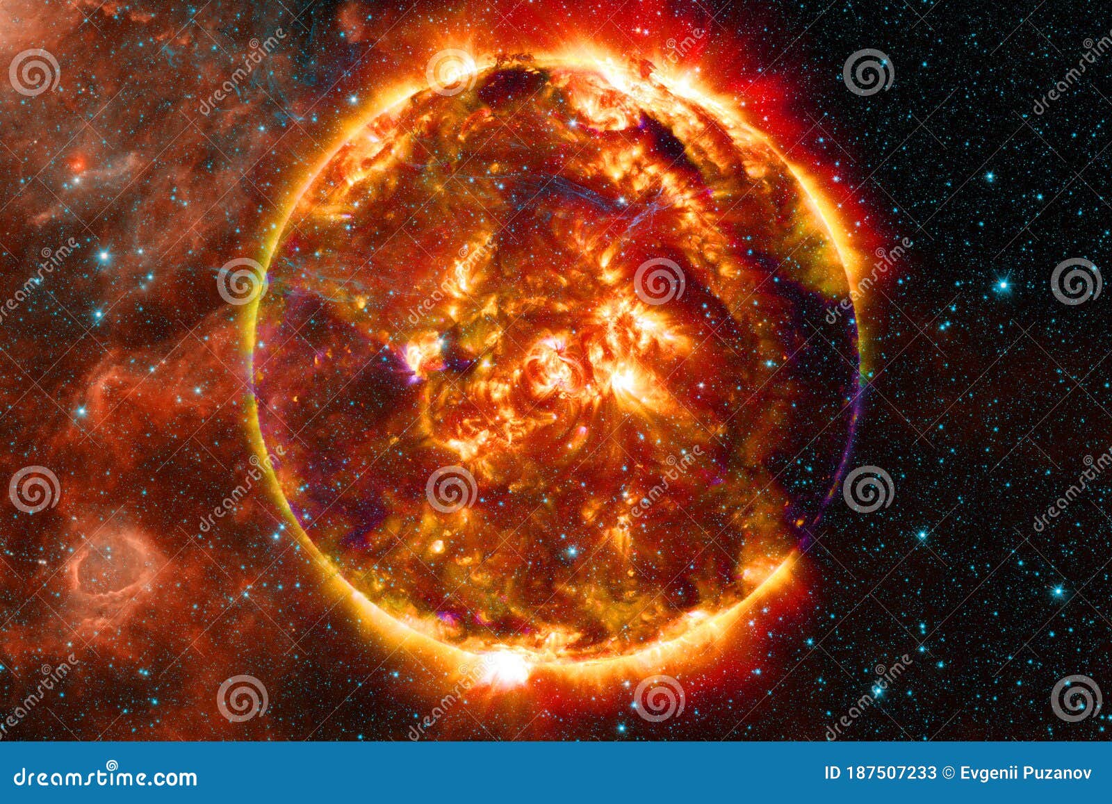 Sun. Solar System. Elements of this Image Furnished by NASA Stock Image ...