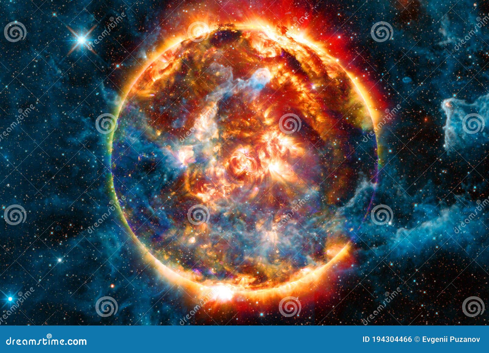 Sun. Solar System. Elements of this Image Furnished by NASA Stock Photo ...
