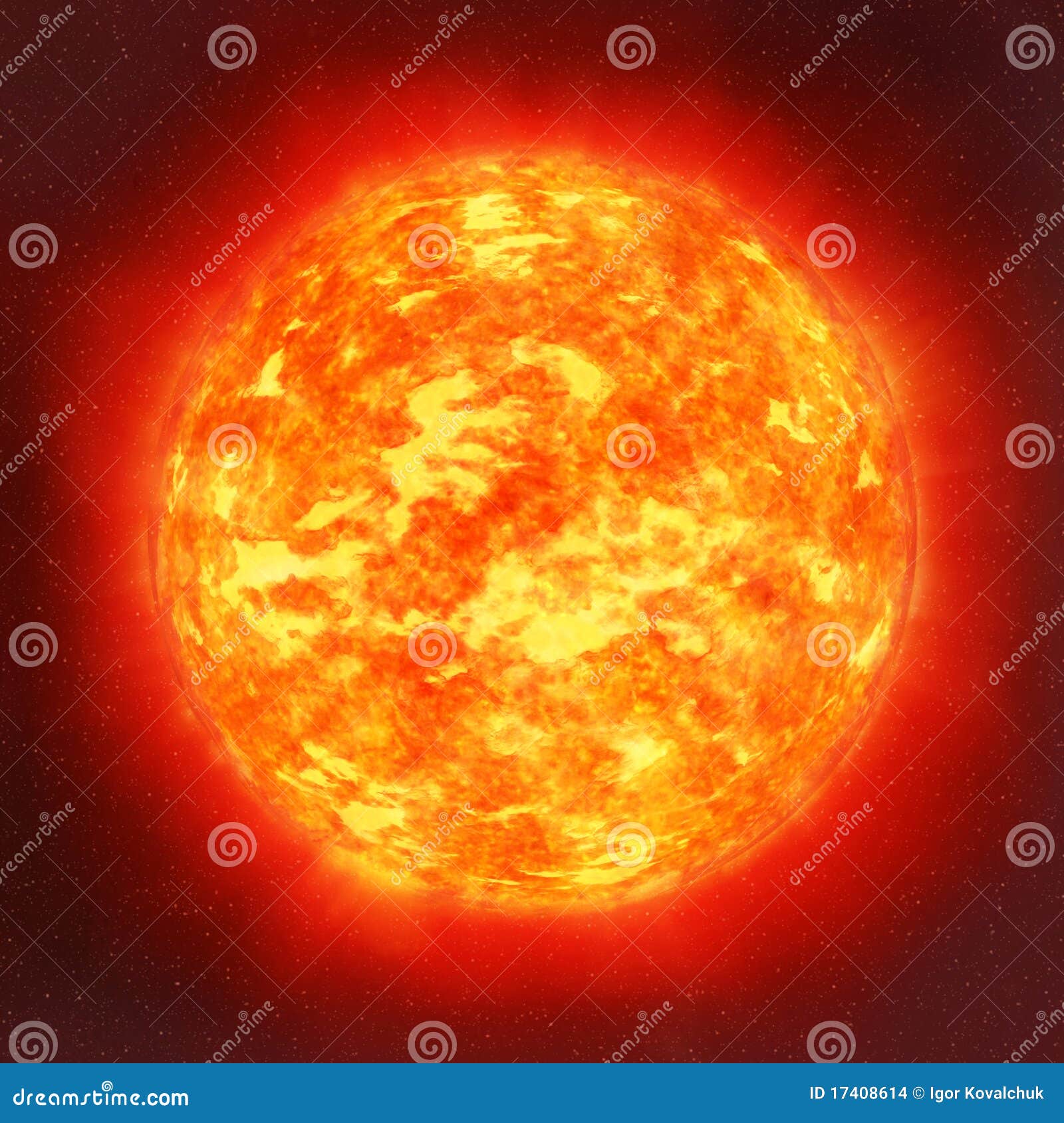 Sun in space stock illustration. Illustration of cosmos - 17408614