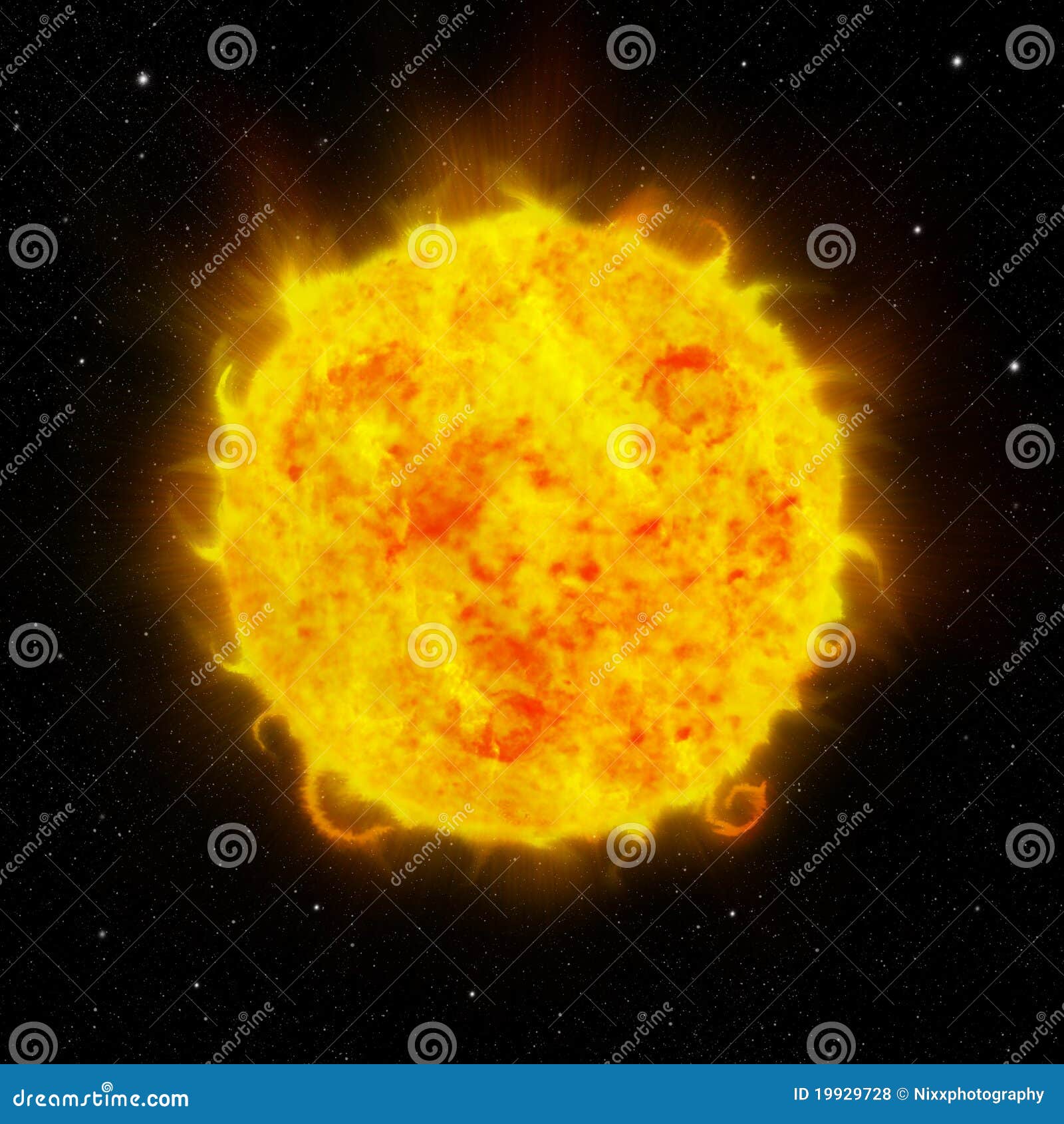 Sun and space stock illustration. Illustration of cosmos - 19929728