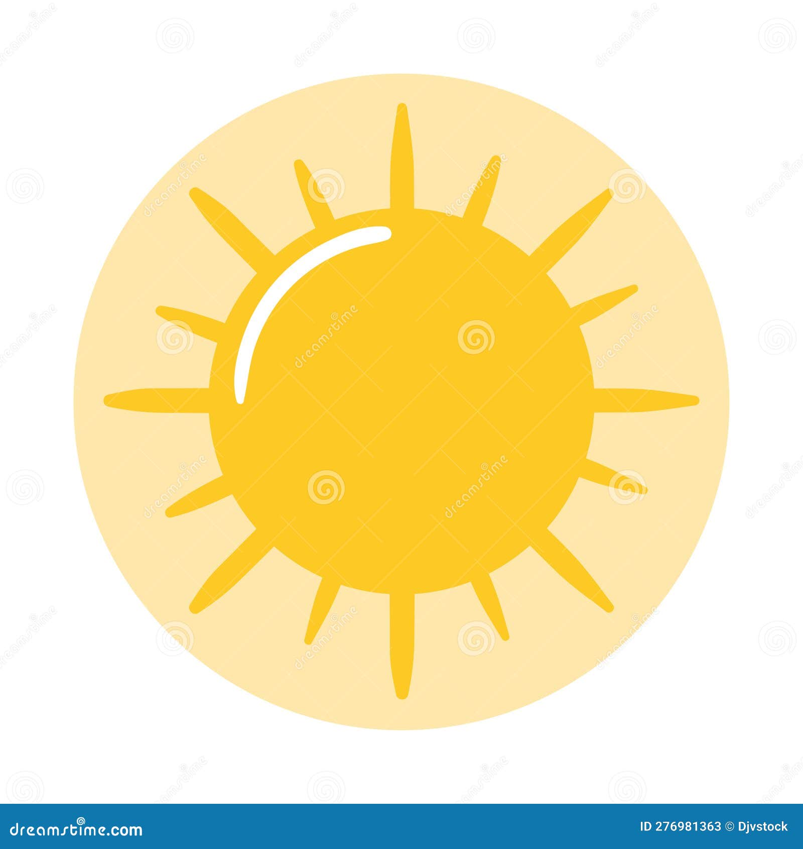 Sun space icon stock vector. Illustration of icon, universe - 276981363