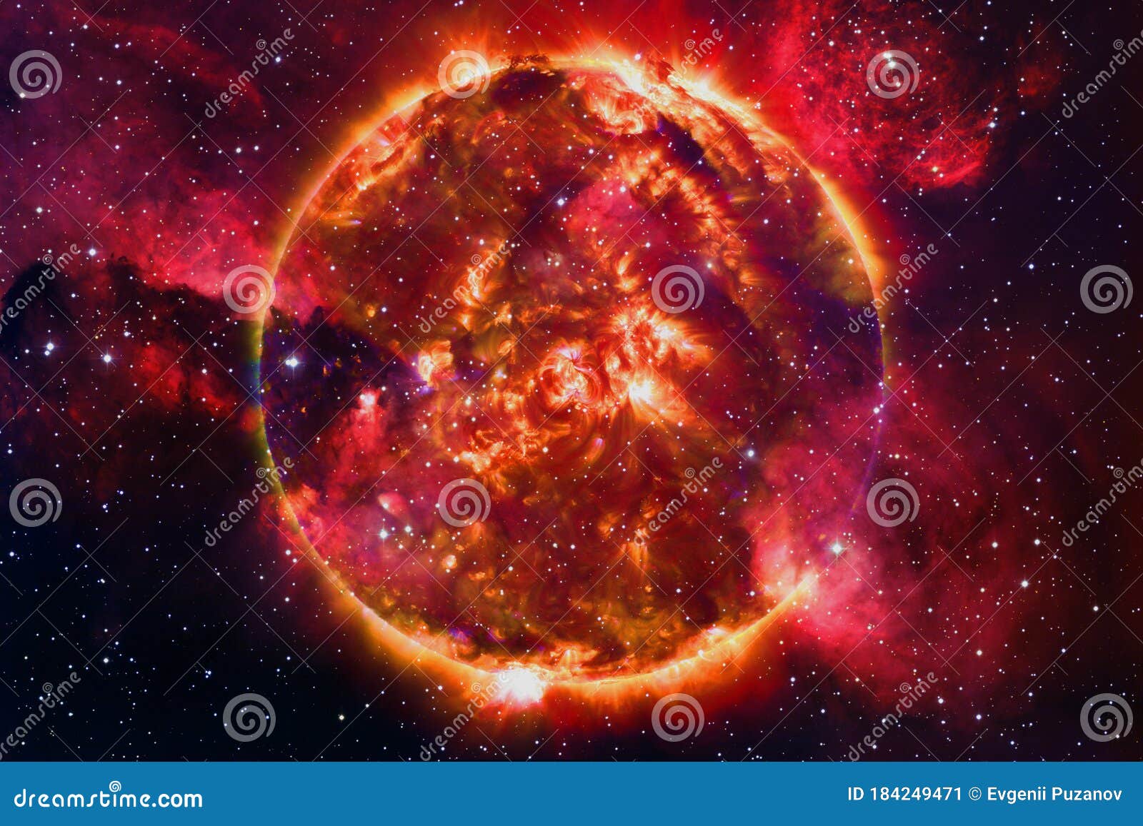 Sun. Solar System. Elements of this Image Furnished by NASA Stock Image ...