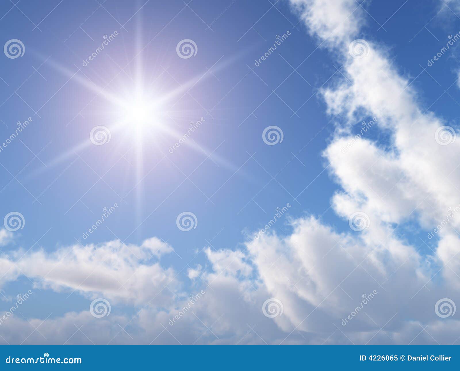 Sun Star Sky stock illustration. Illustration of flare - 4226065