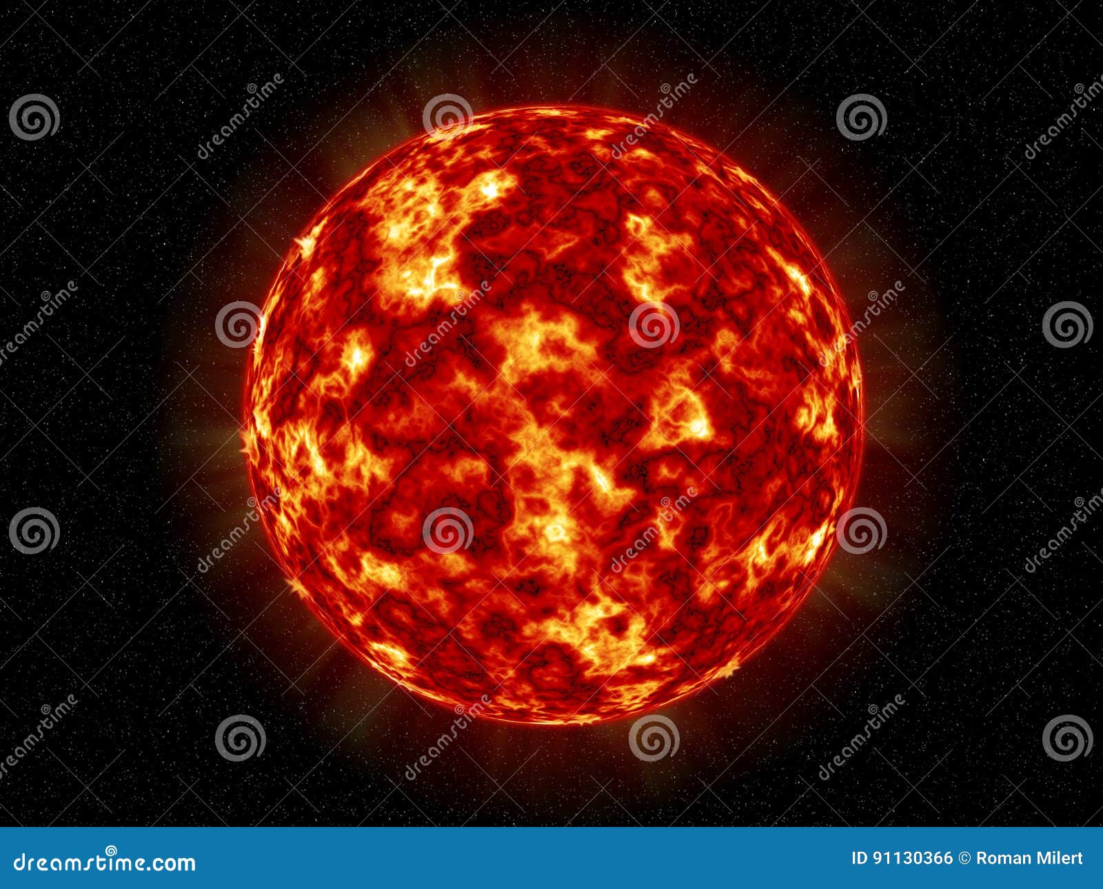 The Sun and stars stock illustration. Illustration of science - 91130366