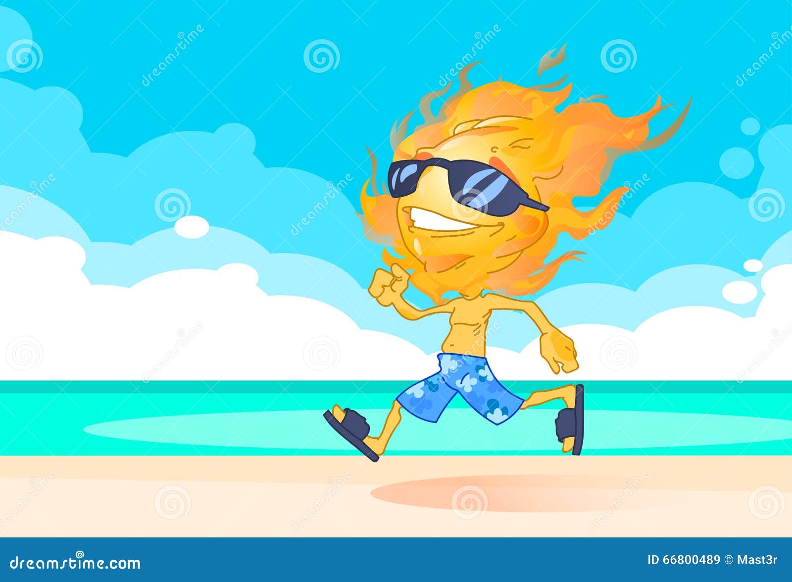 Fire Beach Bonfire Party Vector | CartoonDealer.com #329927117