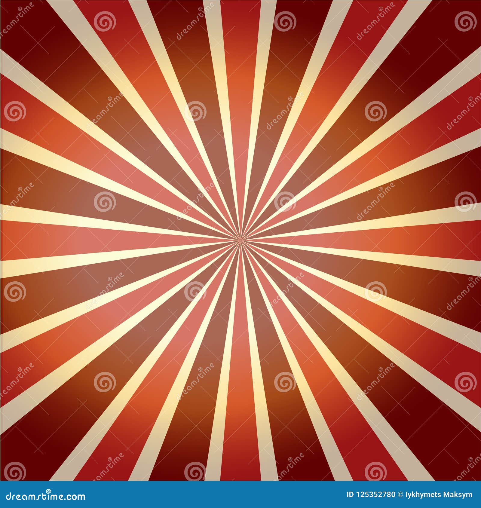 Sun Sunburst Pattern. Vector Illustration Stock Illustration ...